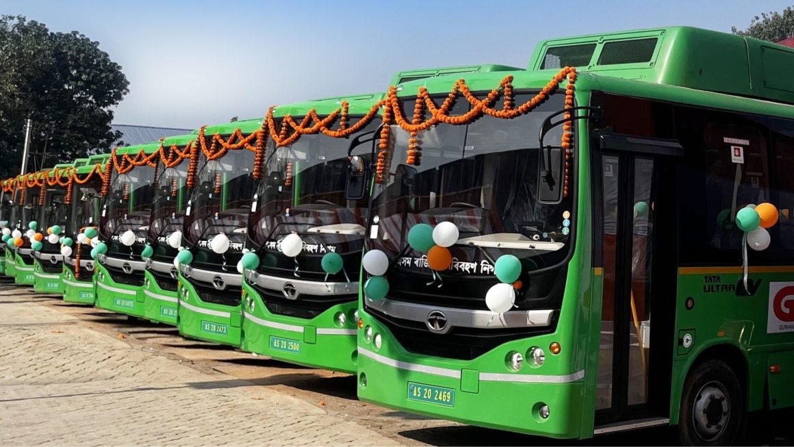 Guwahati takes the green route with 100 Tata Motors electric buses ...