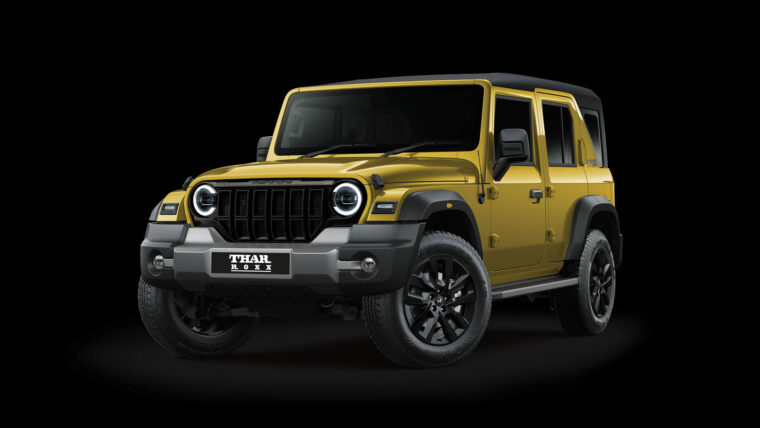 Mahindra Thar Roxx Star Edition Launched At ₹16.85 lakh - Turbocharged