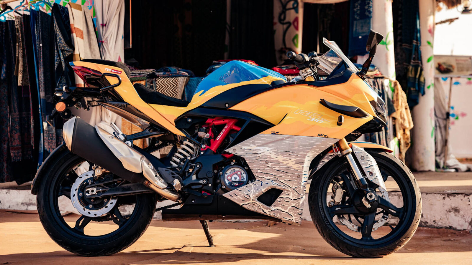 TVS Unveils Rann of Kutch Edition Apache Lineup at the Rann Utsav 2.0 ...